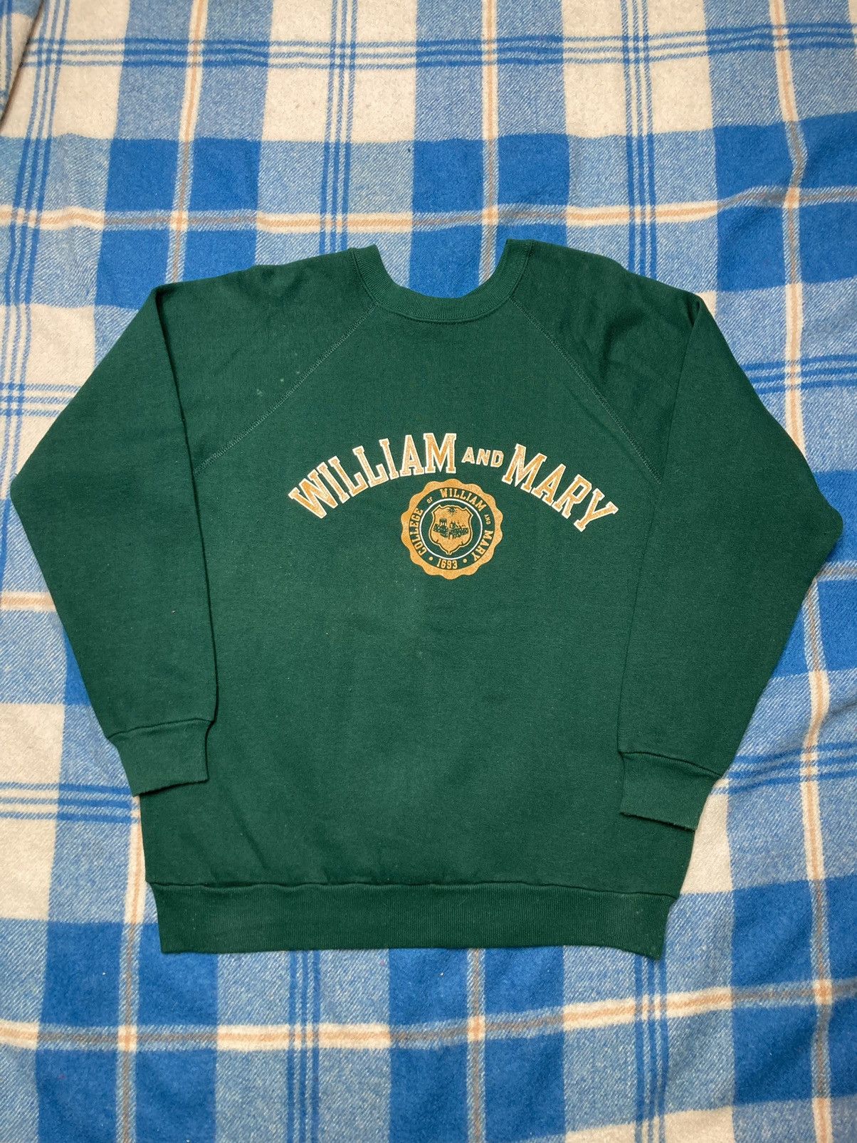 American College × Collegiate × Custom Sweatshirt Vintage 70s college ...