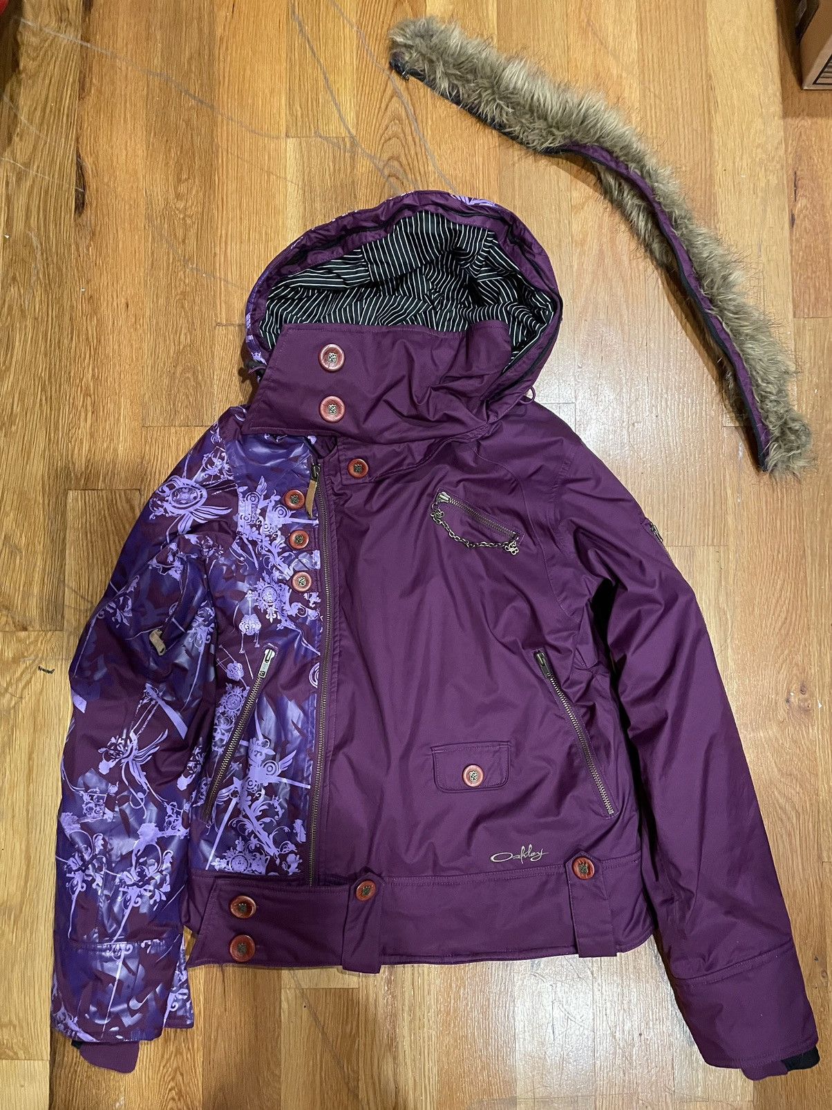 Oakley Oakley x Gretchen Bleiler Purple Ski Jacket 9 Pockets | Grailed