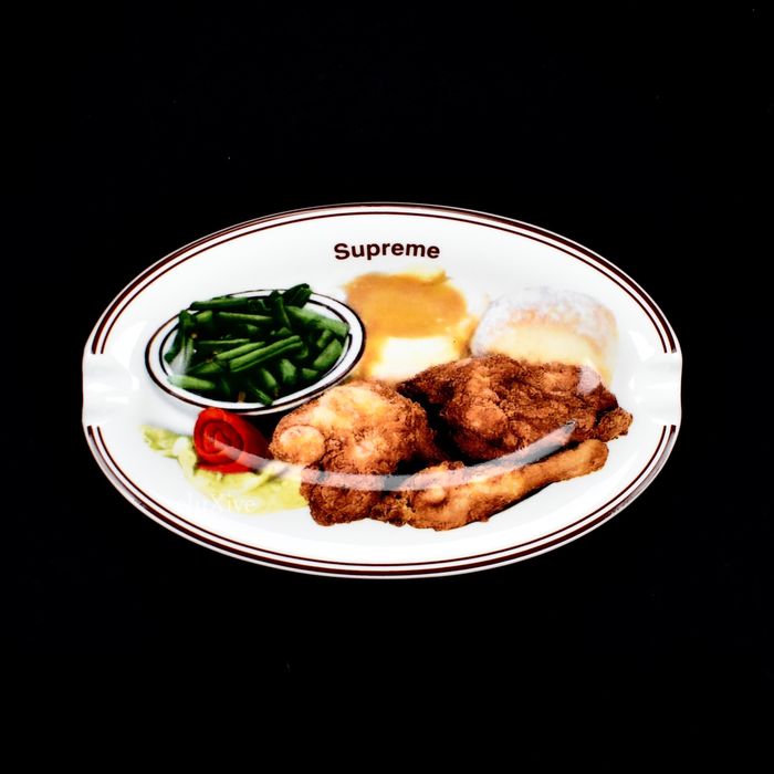 Supreme Supreme Chicken Dinner Logo Ashtray Tray DS | Grailed
