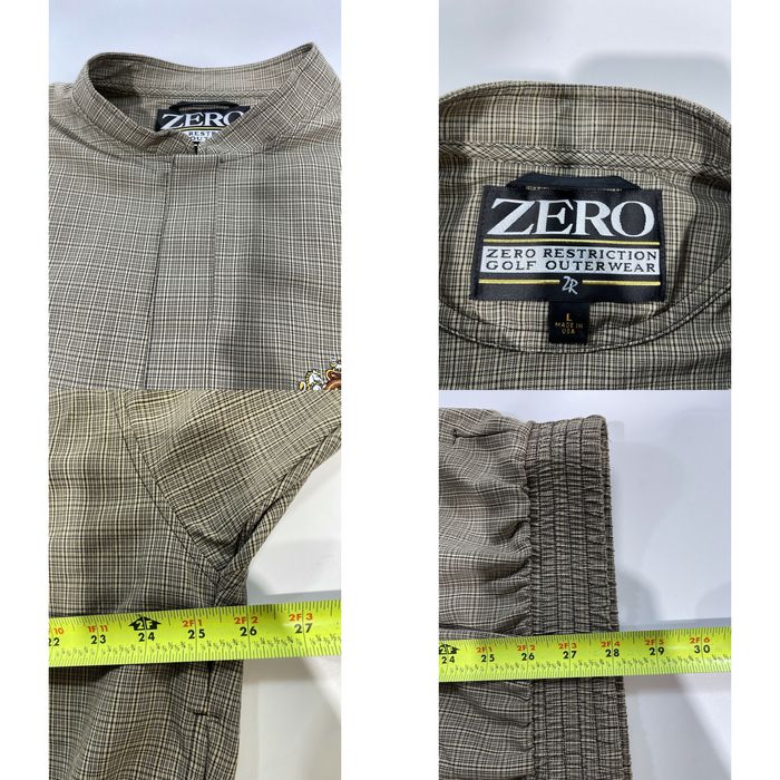 Vintage Zero Restriction Tour Series Jacket Pullover Short Sleeve L Golf Wear Multicolor | Grailed