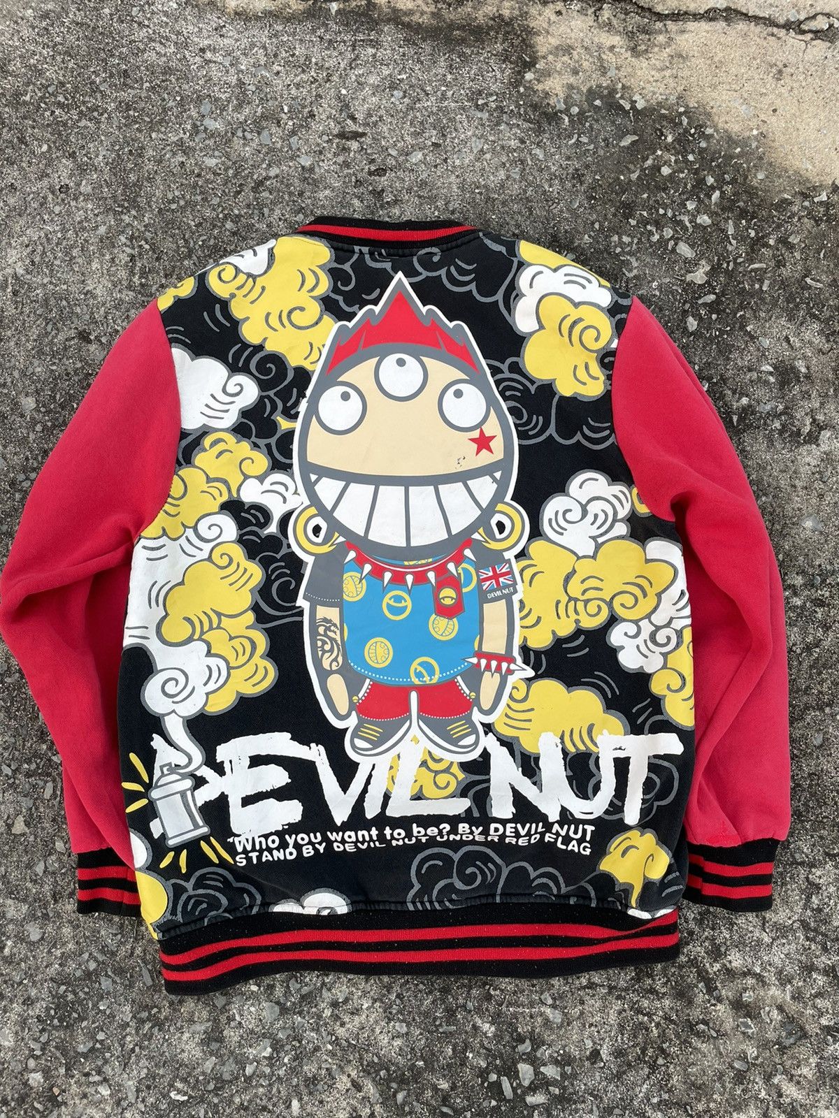 Japanese Brand × Vintage DEVIL NUT SWEATER JACKET | Grailed