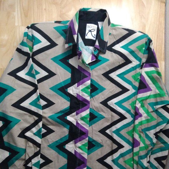 Roper × Streetwear × Vintage Vintage Roper Zig Zag Pattern Western ...