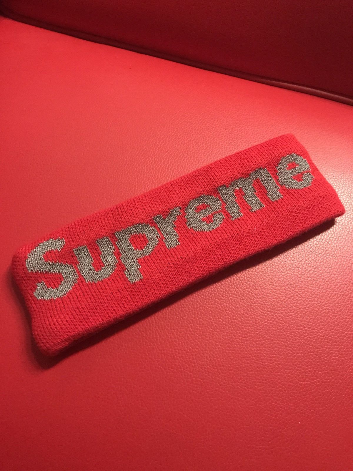 Supreme Supreme Reflective Headband FW 16’ Red | Grailed