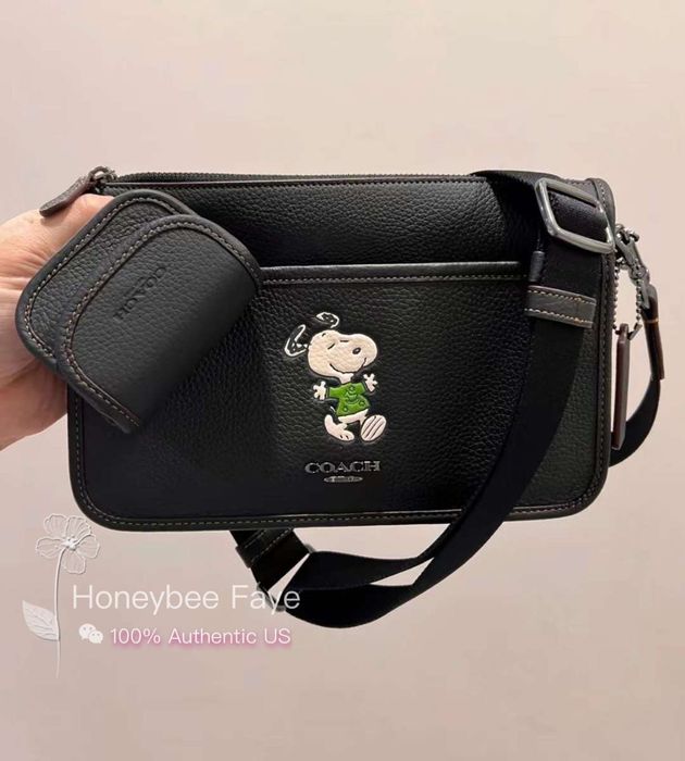 Coach Peanuts Heritage Convertible Crossbody With Snoopy Motif | Grailed