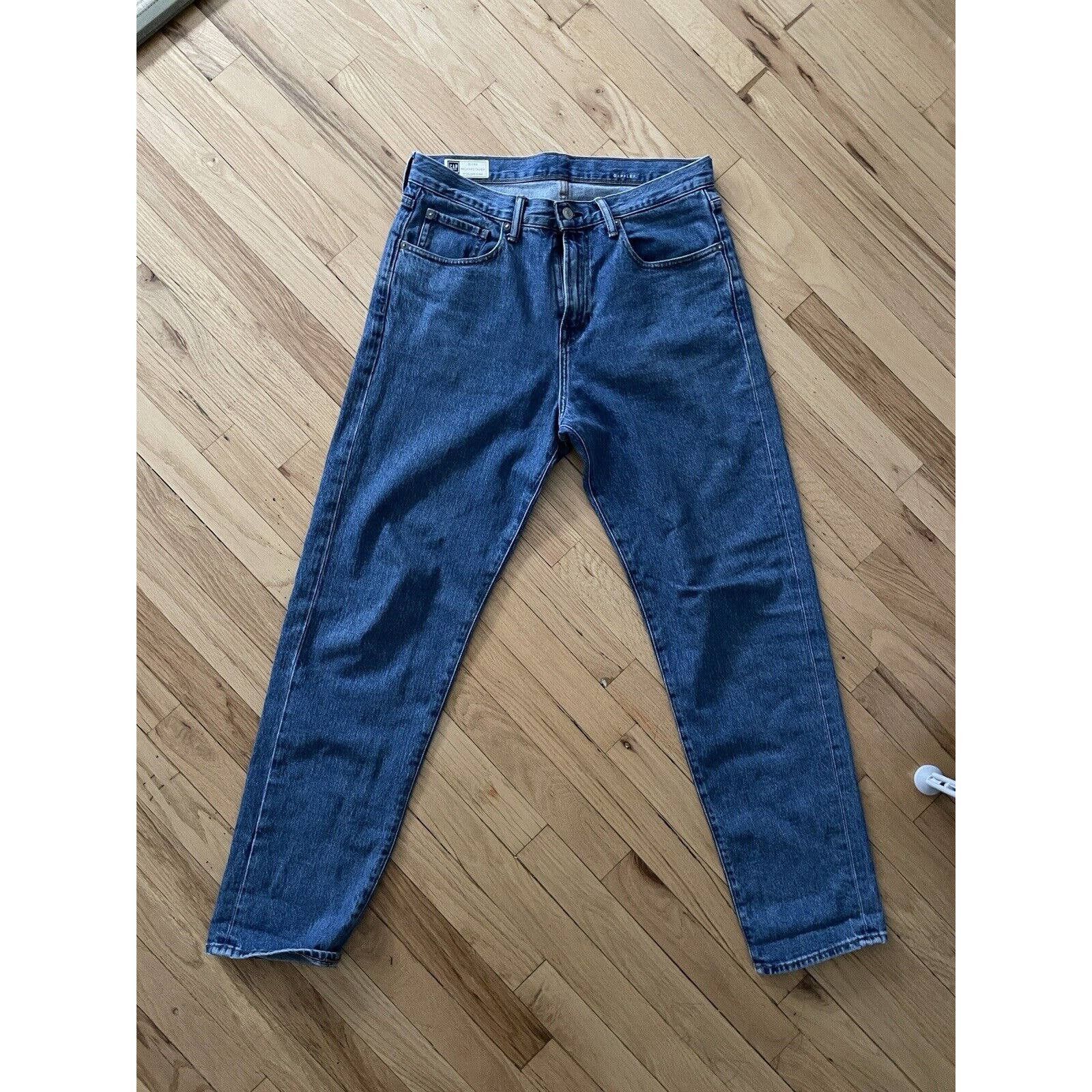 Gap Relaxed Taper GapFlex Denim Pants Jeans Light Blue Rinse | Grailed
