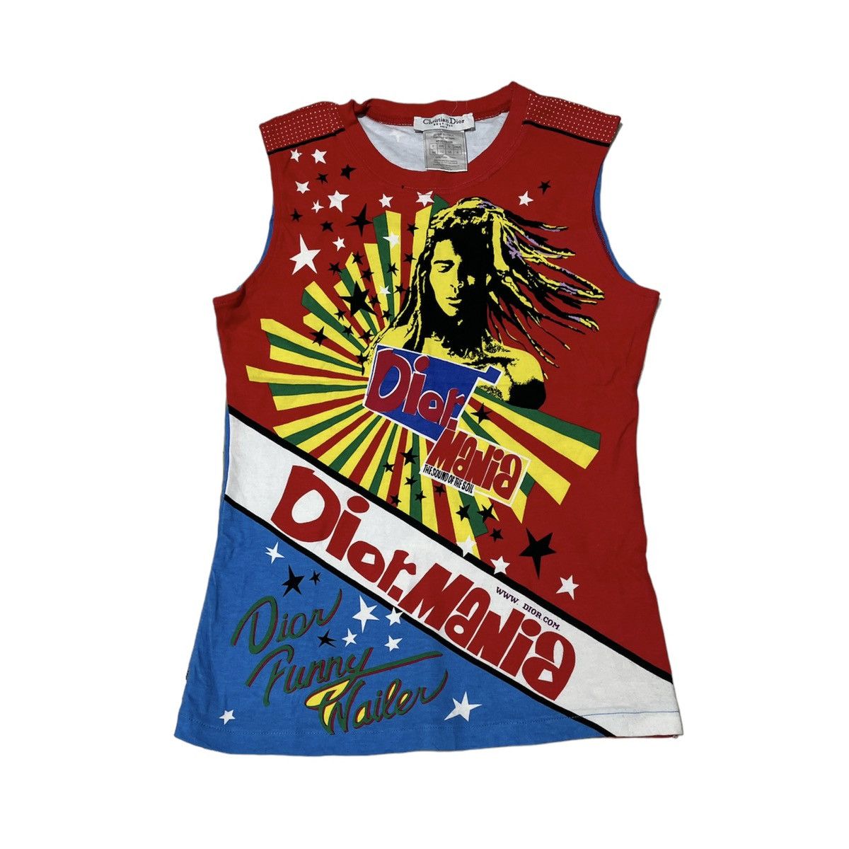 Dior Christian Dior " Dior Mania " Rasta Tanktop | Grailed
