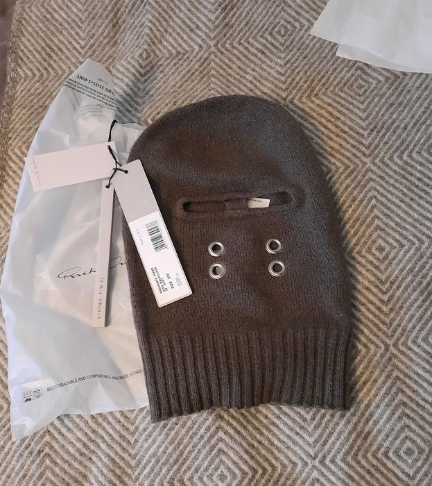 Rick Owens GIMP BALACLAVA | Grailed