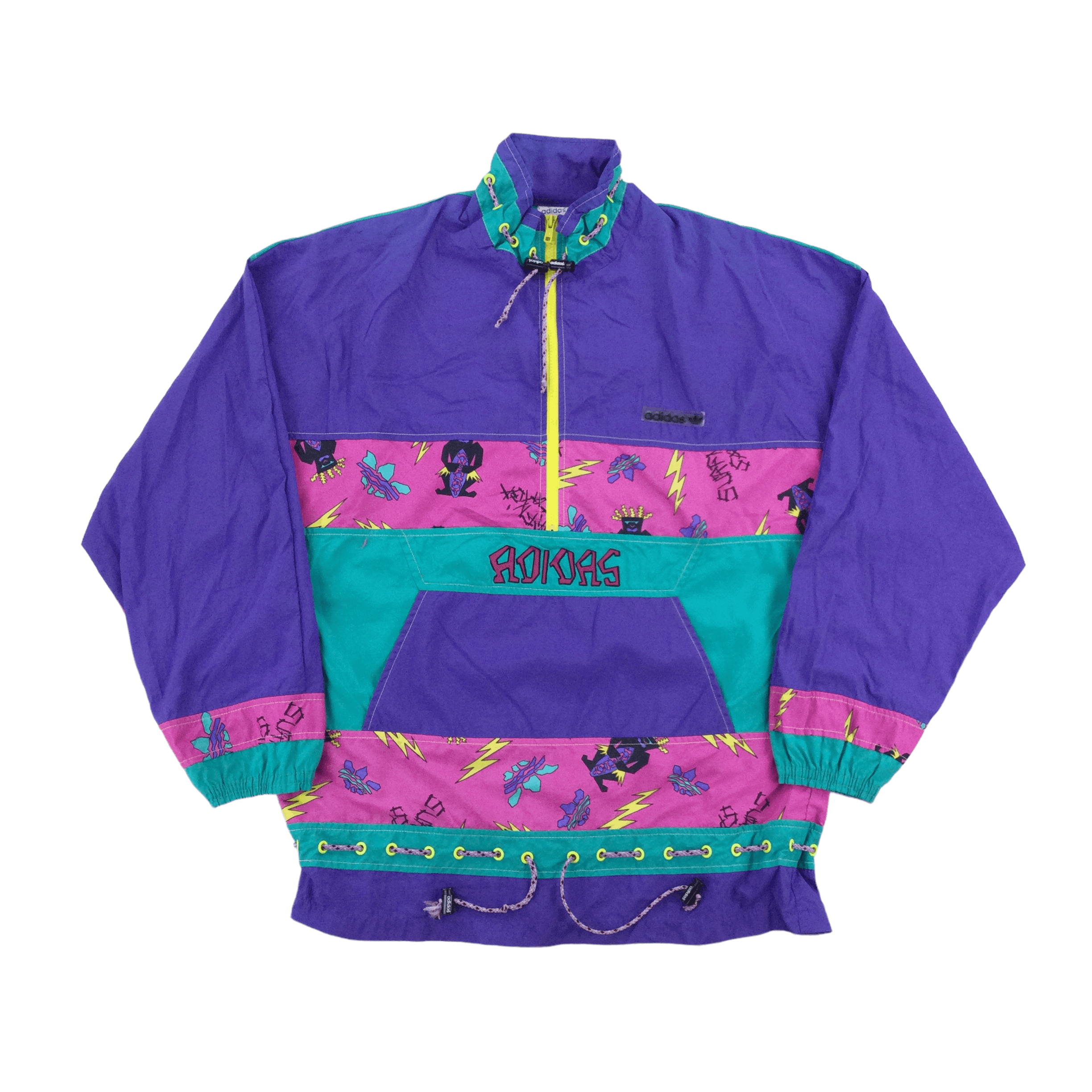 Adidas × Vintage Vintage Adidas 80s Colorblock Jacket | Grailed