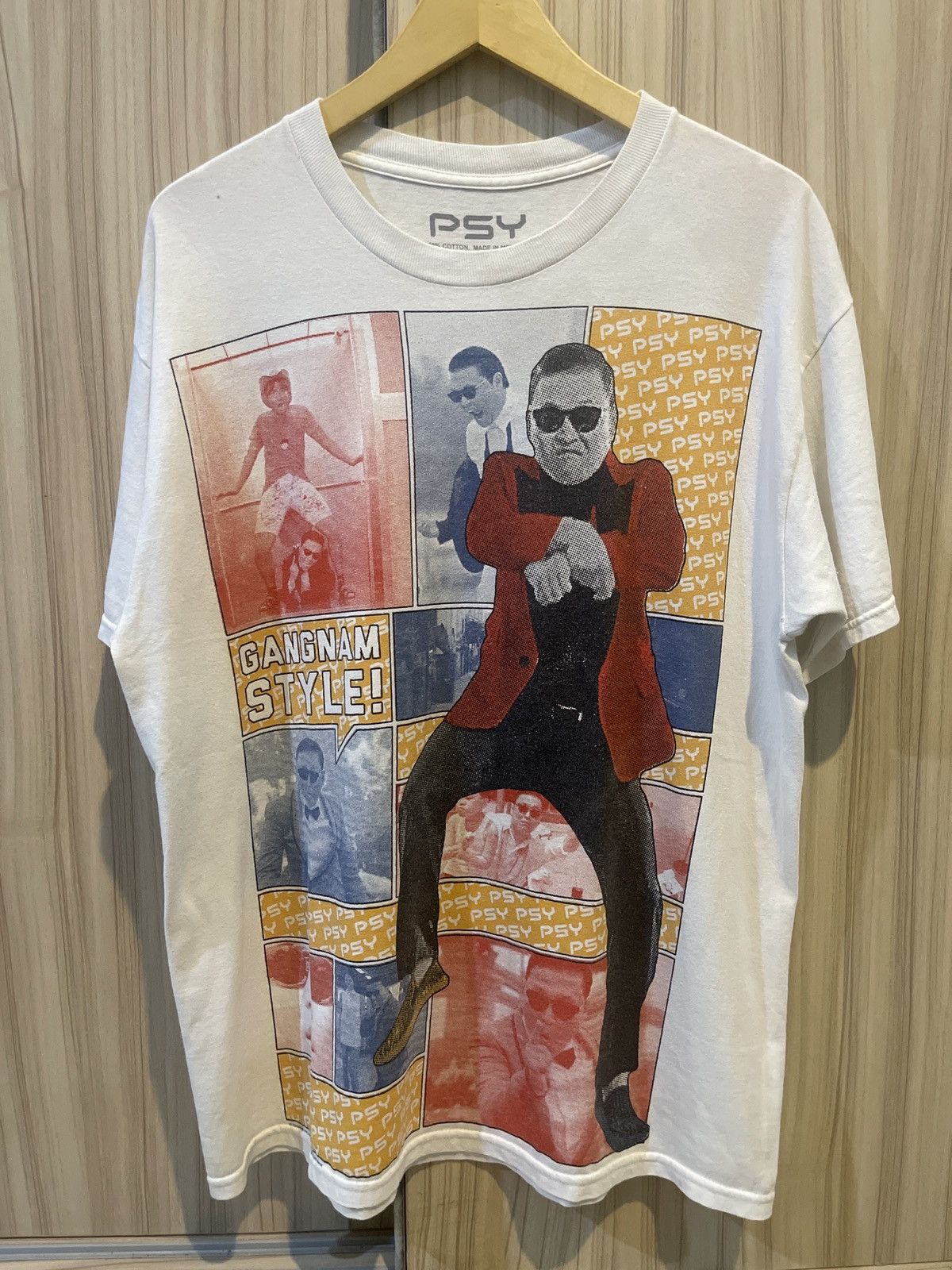 Band Tees × Tee × Tour Tee Psy gangnam style big print y shirt | Grailed