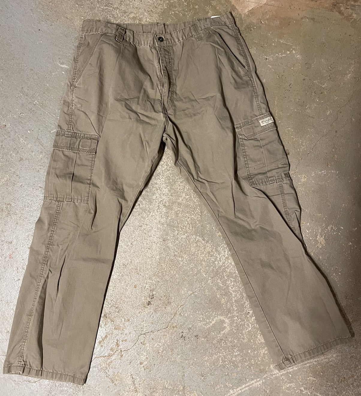 Wrangler Tan Wrangler Vintage Work Cargos | Grailed