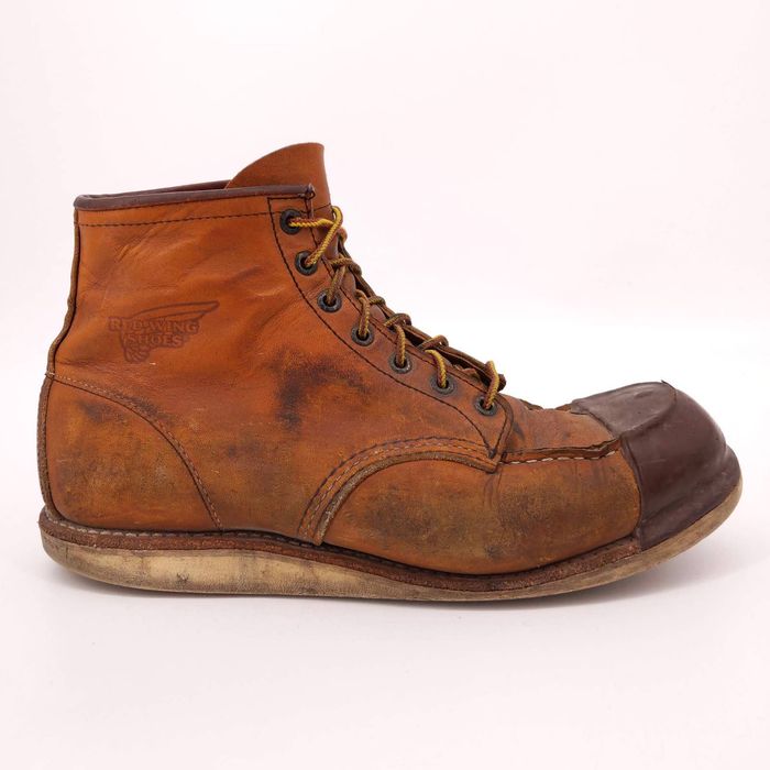 Red Wing Red Wing 6" Leather Work Boots Safety Toe Construction 10875 ...