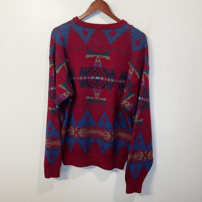 Vintage vtg PENDLETON Wool High Grade Western Wear Aztec Sweater | Grailed