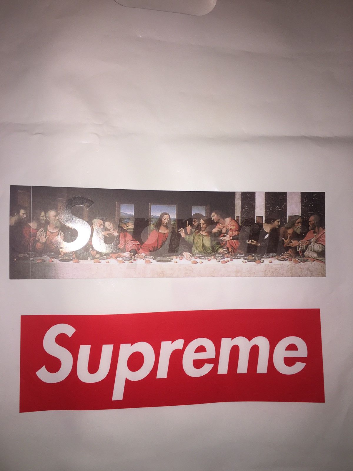 Supreme RARE SUPREME LAST SUPPER BOX LOGO STICKER | Grailed