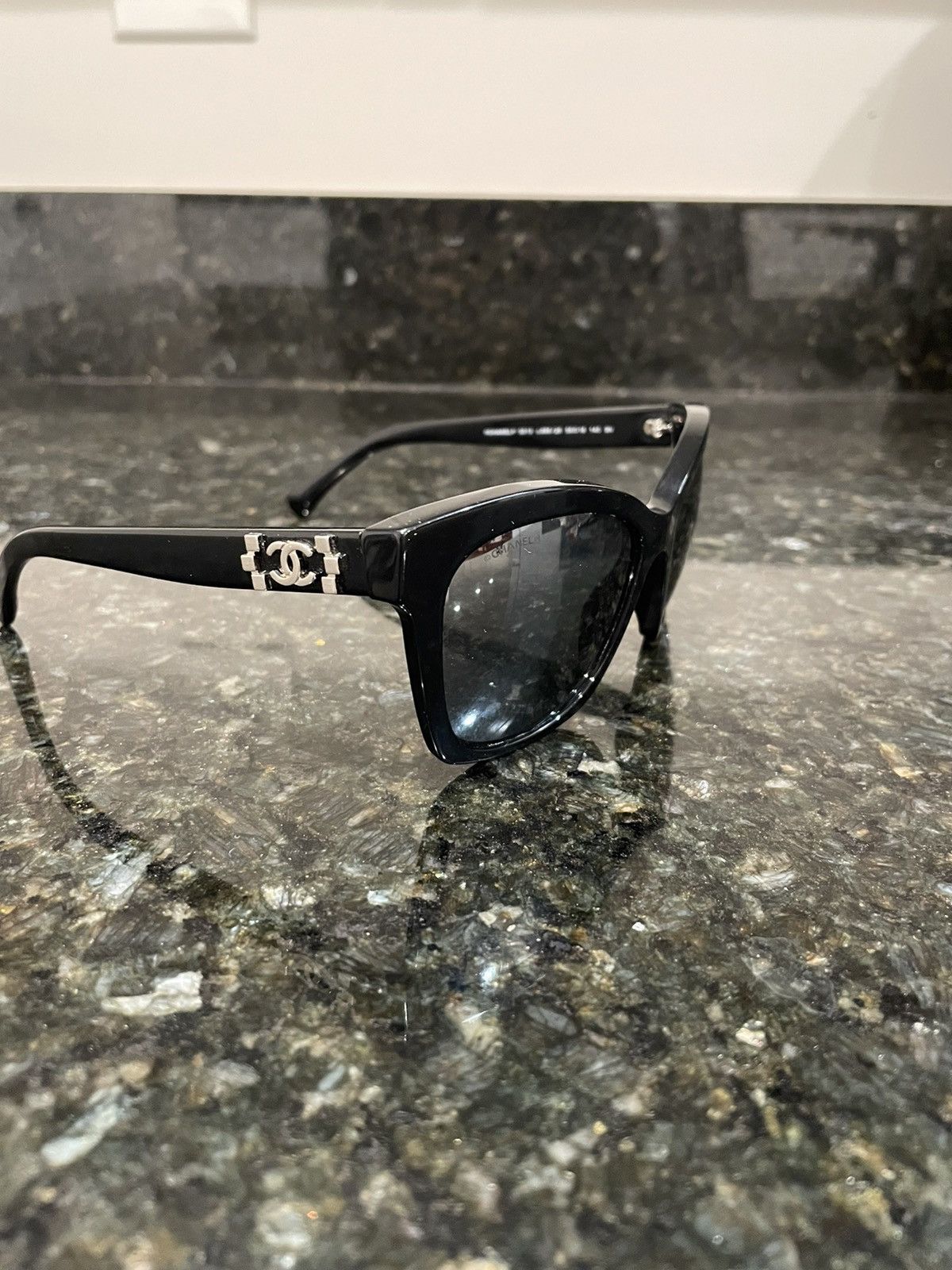 Chanel Chanel Black Square Sunglasses | Grailed