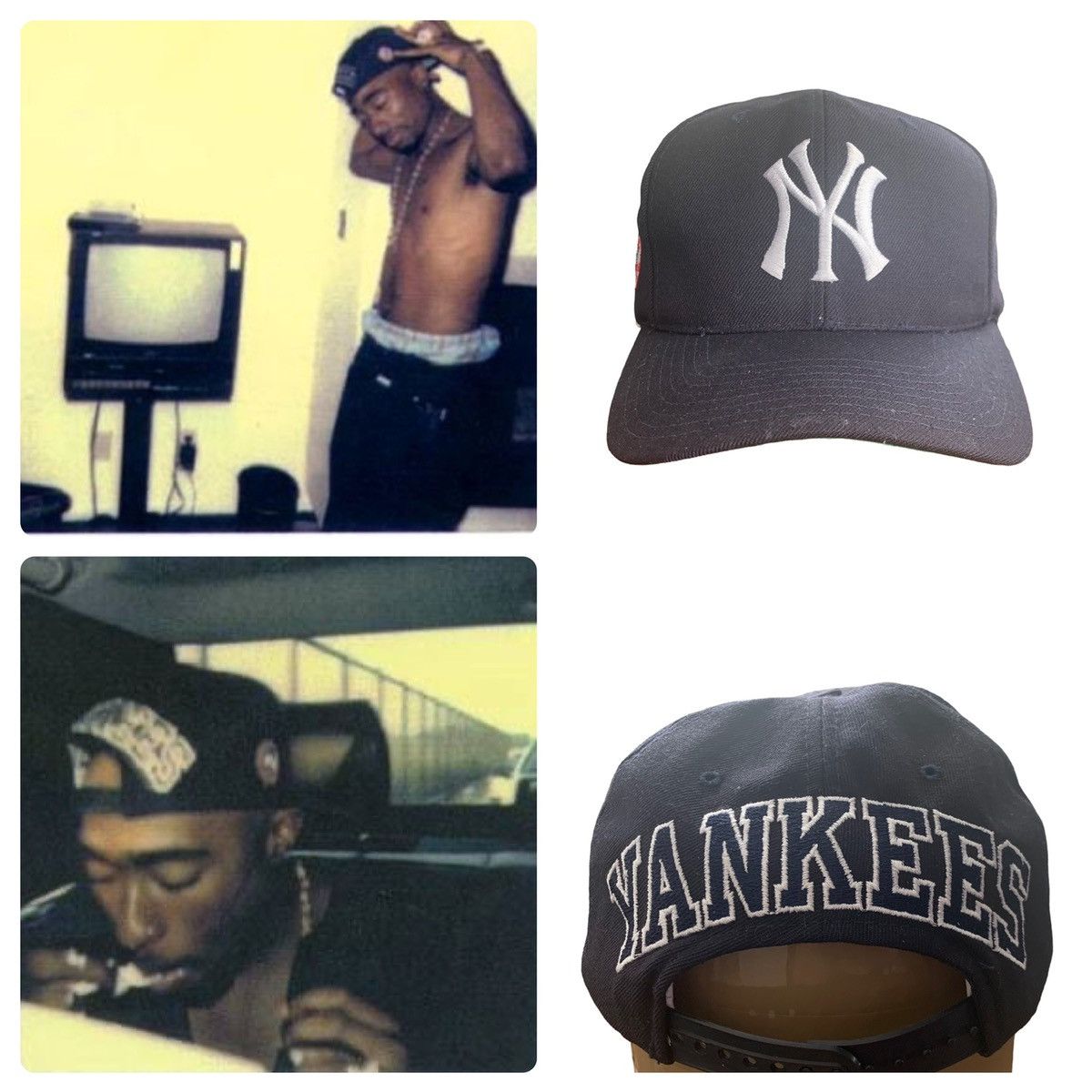 Vintage NY Yankees American Needle Blockhead **Style Worn By 2Pac ...