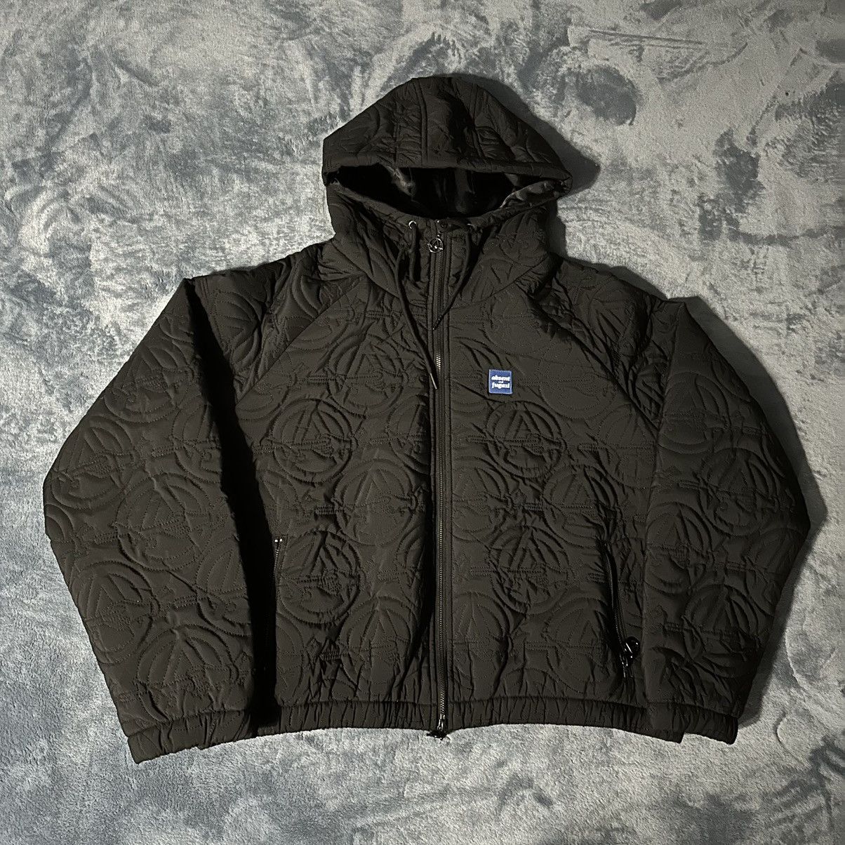 Absent × Fugazi Absent x Fugazi Monogram Puffer Jacket | Grailed