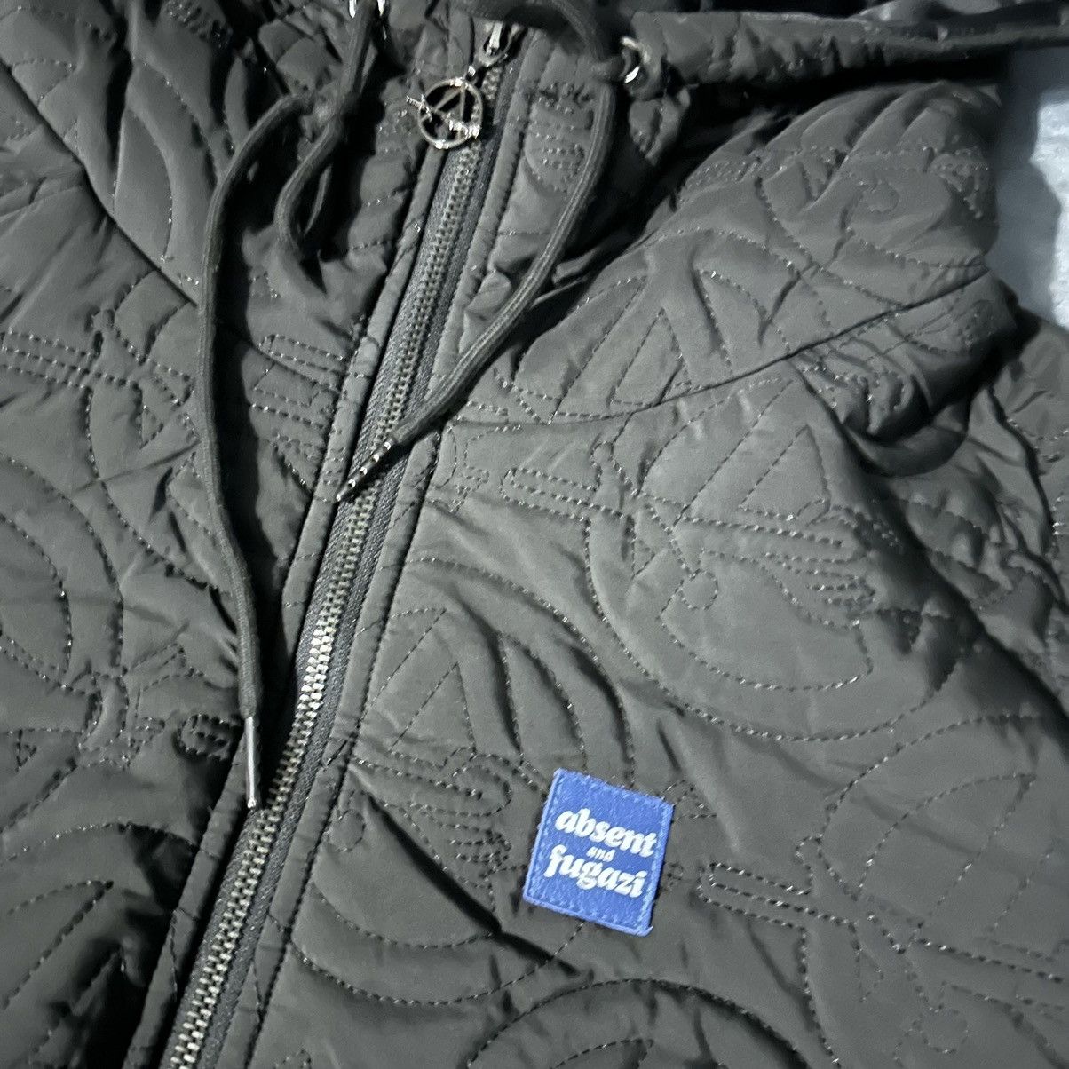 Absent × Fugazi Absent x Fugazi Monogram Puffer Jacket | Grailed