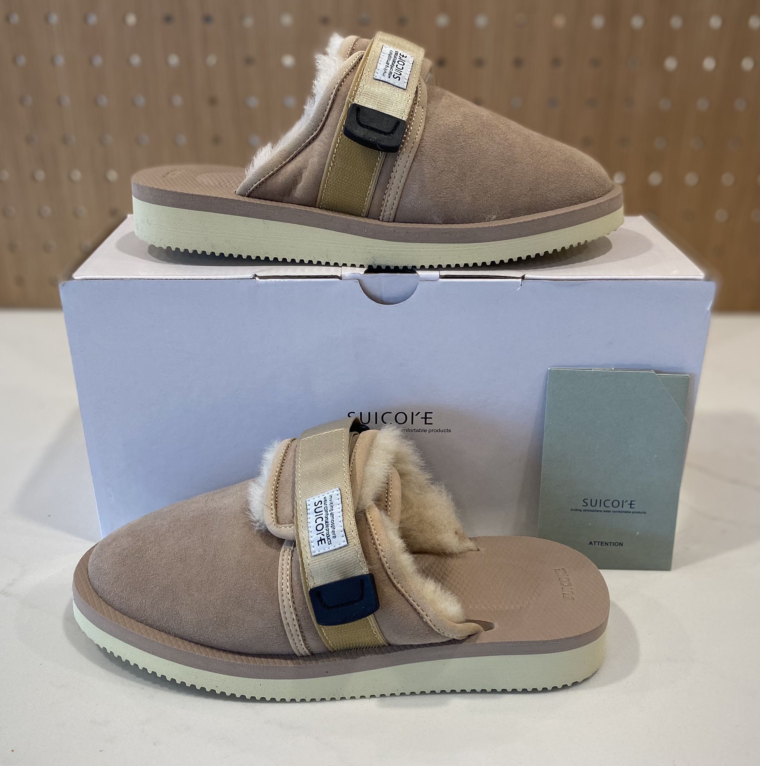 Suicoke NEW! Suicoke ZAVO-M2AB Shearling Slide | Grailed