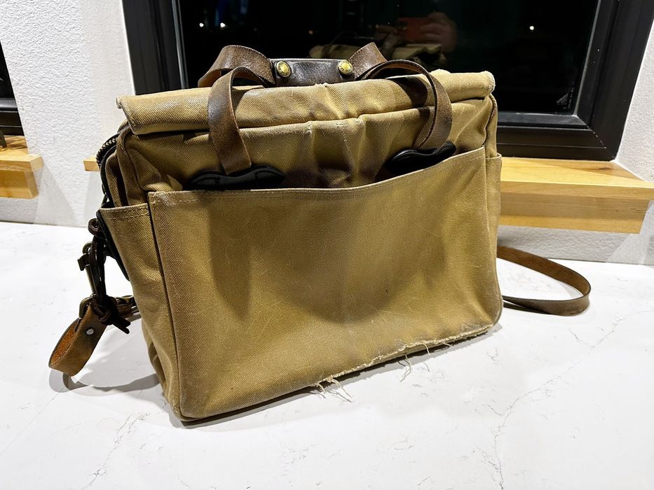 Filson Rare Early Vintage Filson Pre 258 Laptop Bag w/ Talon zipper ...