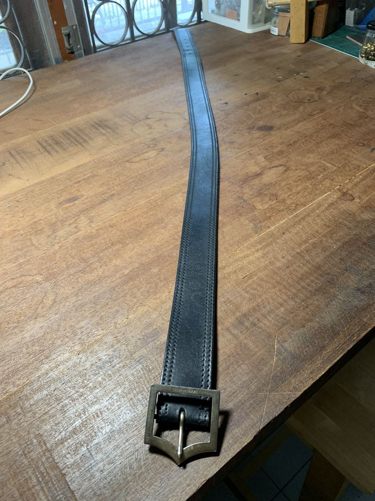 Dior D-Point Belt Double Stitched 85 cm | Grailed