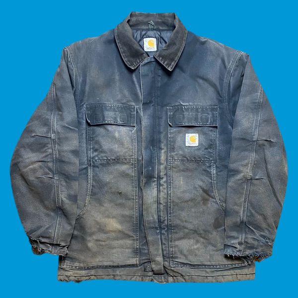 Vintage Vintage Carhartt Distressed Sun Faded Work Jacket | Grailed