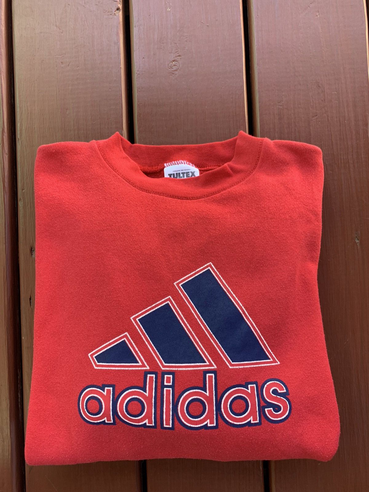 Adidas × Tultex × Vintage Vintage 90’s Bootleg Adidas Crewneck | Grailed