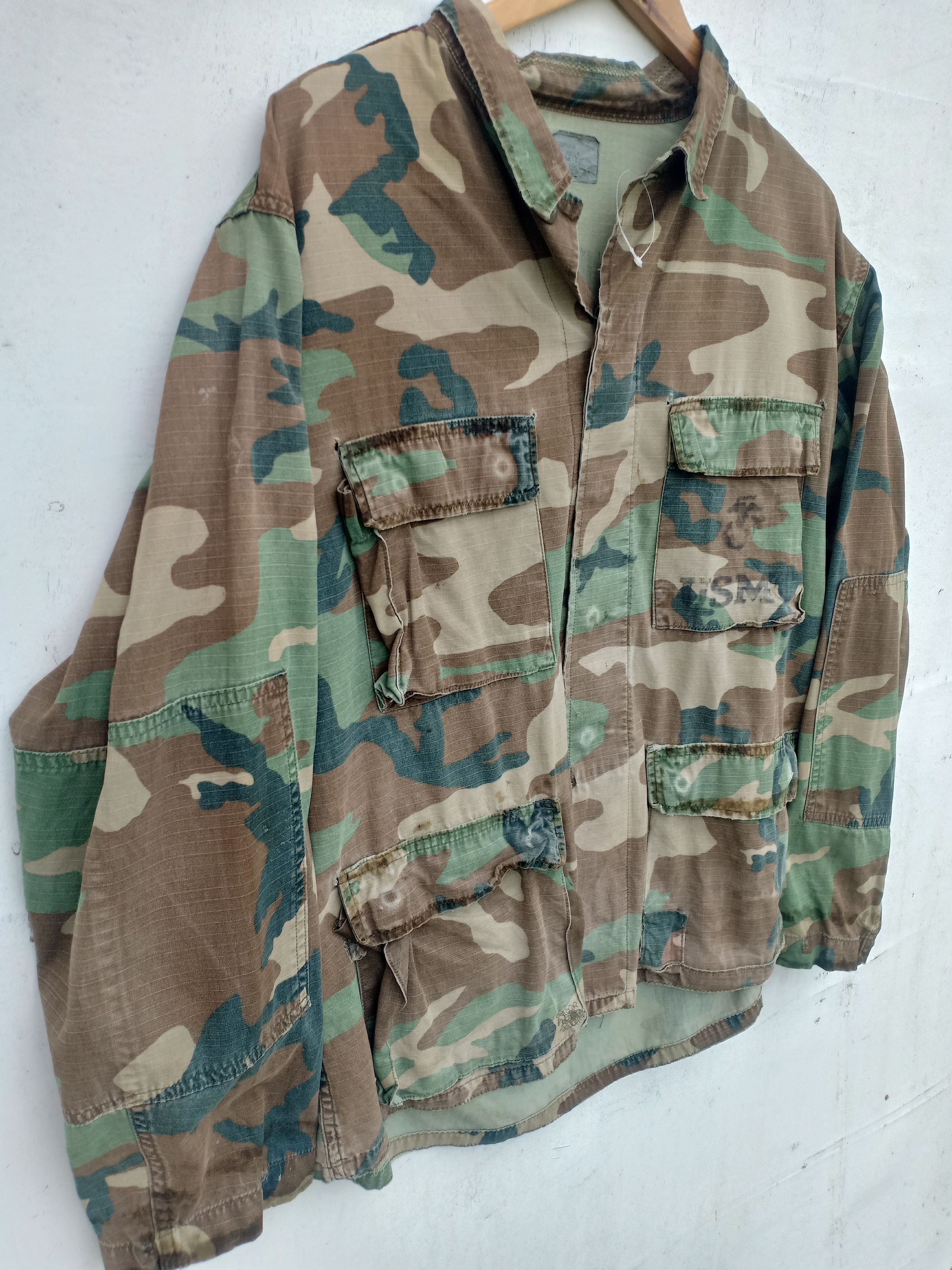 Vintage Vintage 80s THRASHED Camouflage Usa Army Tupac Shakur | Grailed
