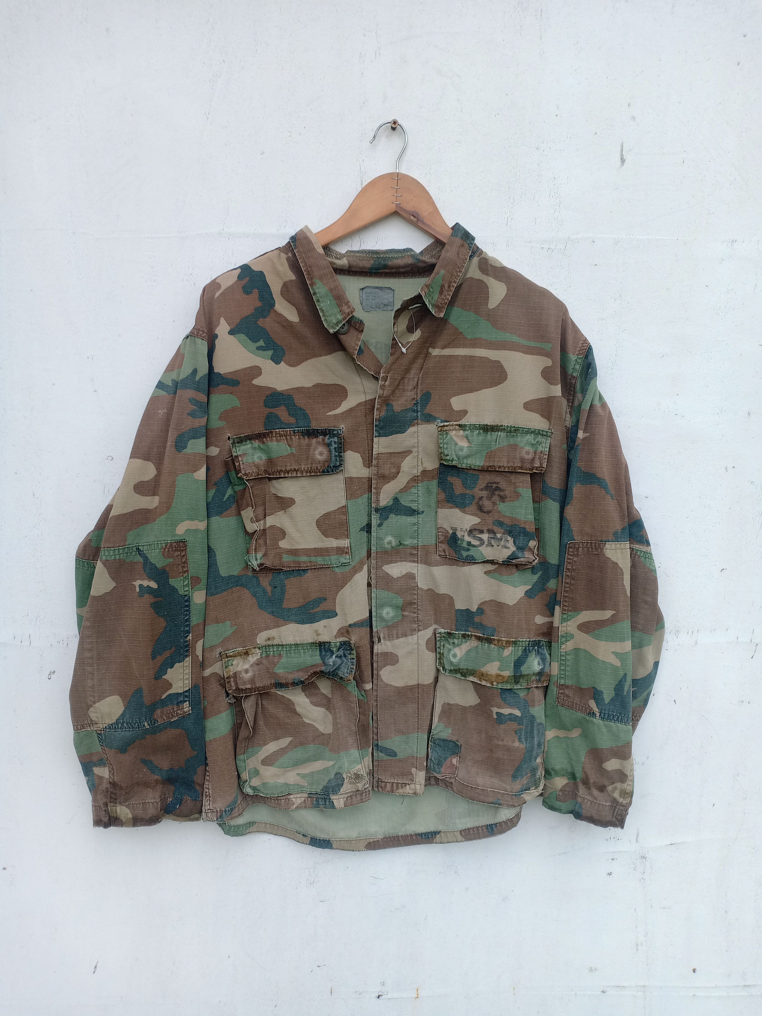Vintage Vintage 80s THRASHED Camouflage Usa Army Tupac Shakur | Grailed