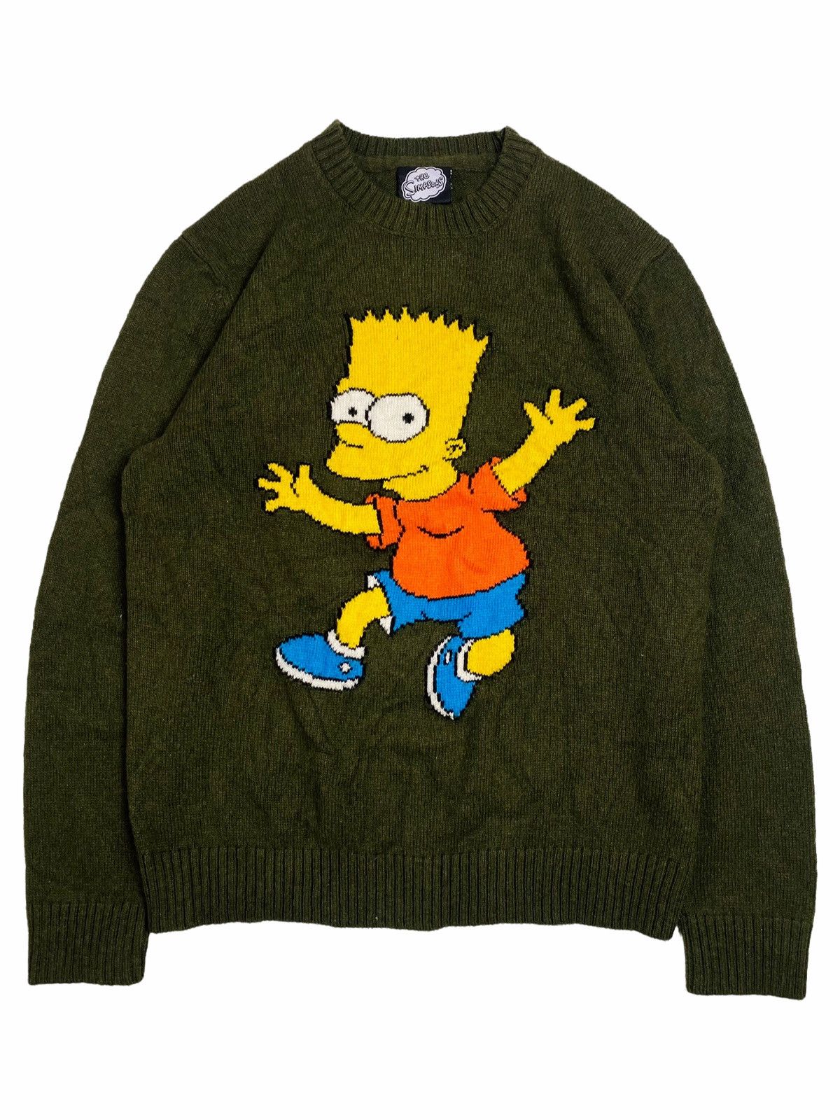 Movie × The Simpsons × Vintage 2015 The Simpsons - Knitted Sweater ...