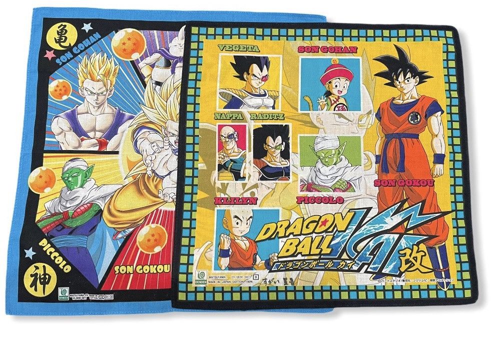 Vintage Dragon Ball Z Handkerchief / Bandana / Nekcerchief | Grailed