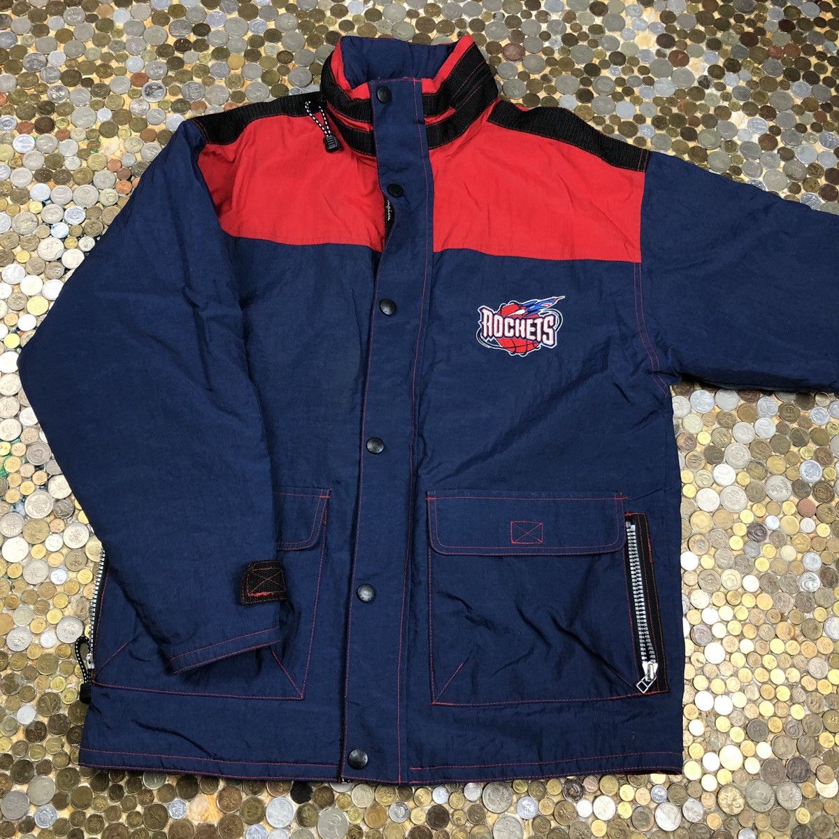 Champion × Vintage Champion Vintage Houston Rockets Old Logo jacket ...