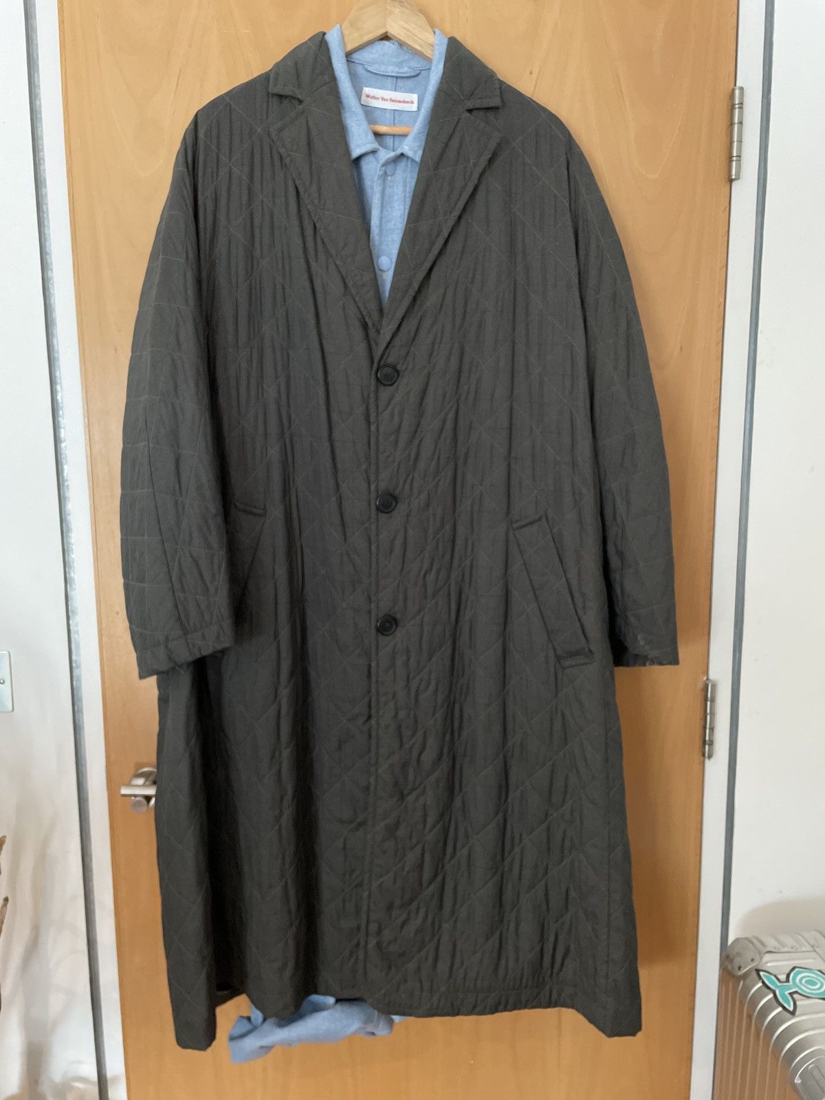 Walter Van Beirendonck Quilted Oversized Overcoat | Grailed