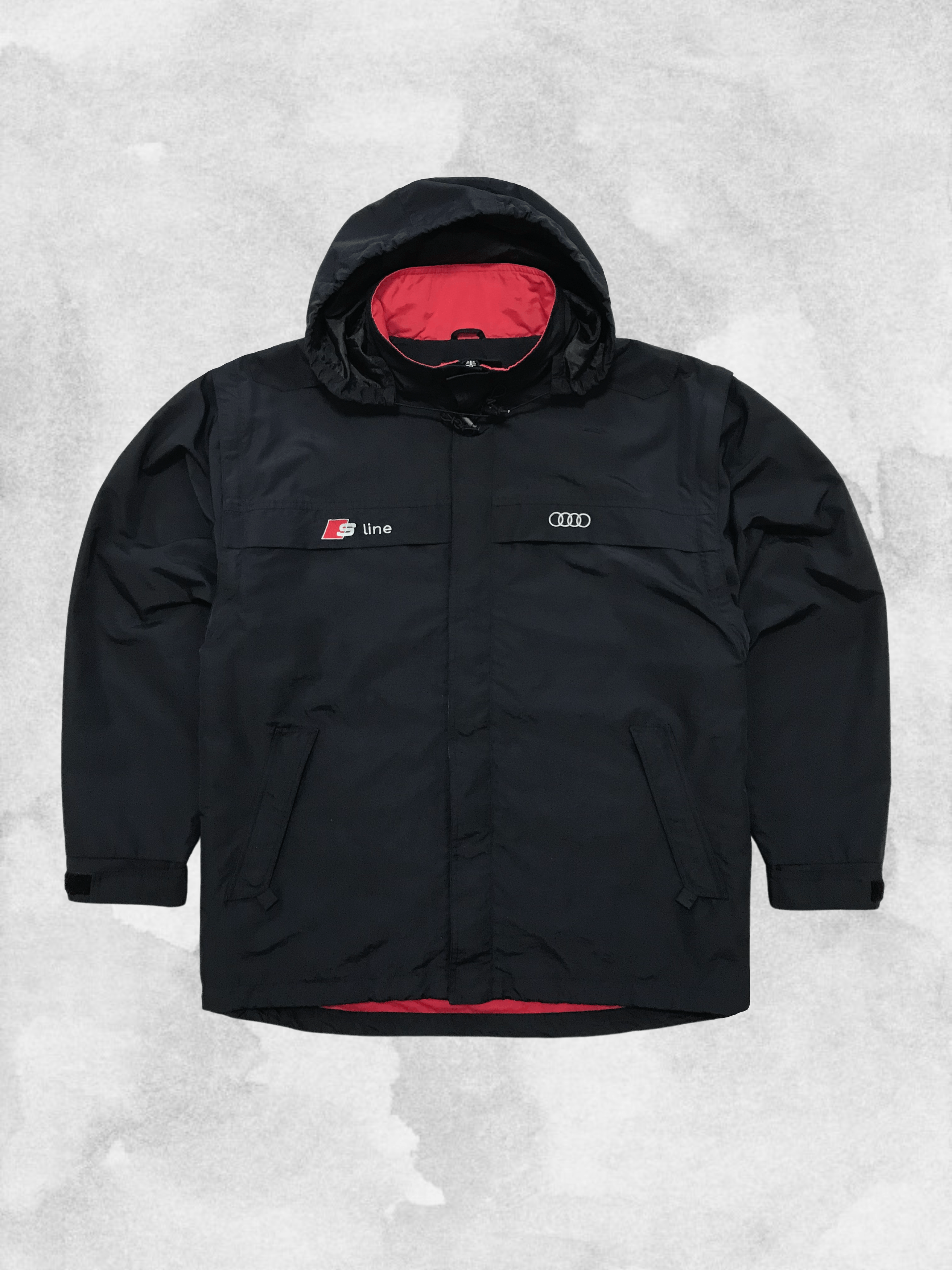 Vintage AUDI S-Line Vintage Jacket 2in1 Vest 90s Rare Nascar F1 | Grailed