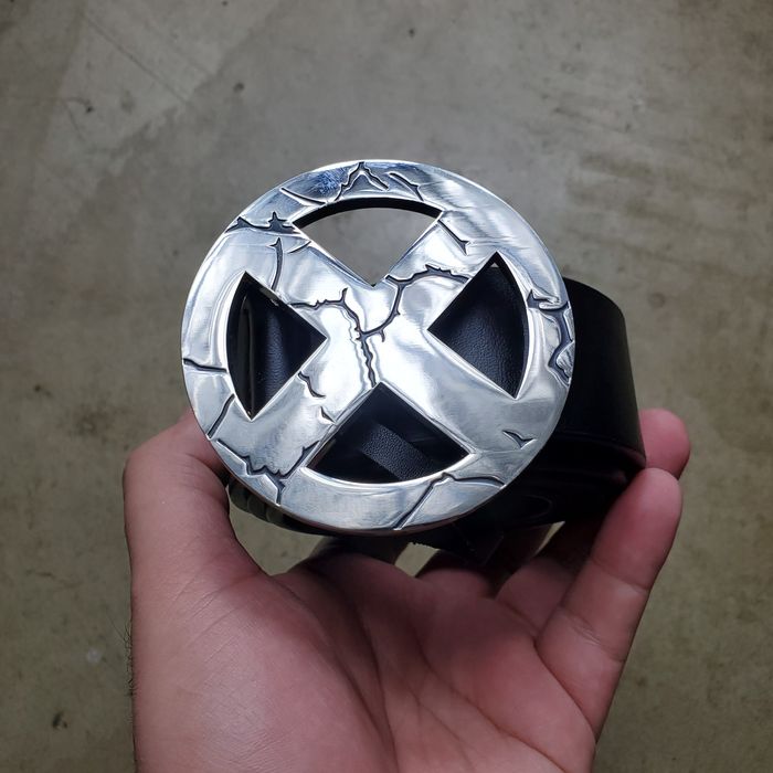 Rare Ken Carson X Man black leather belt size 38-40 DS brand new | Grailed