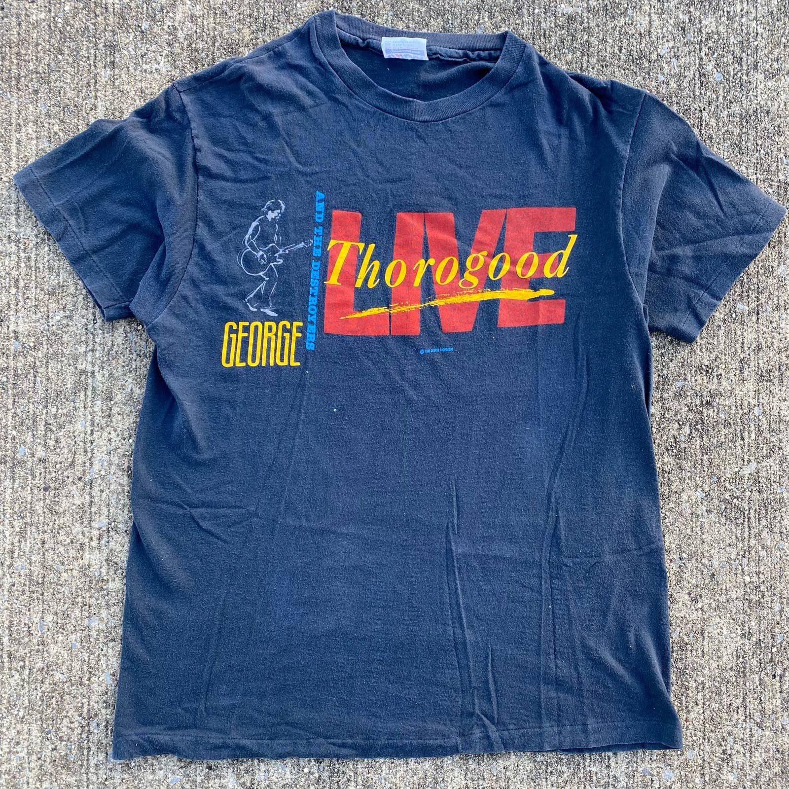 Vintage 1988 George Thorogood Live (M) | Grailed