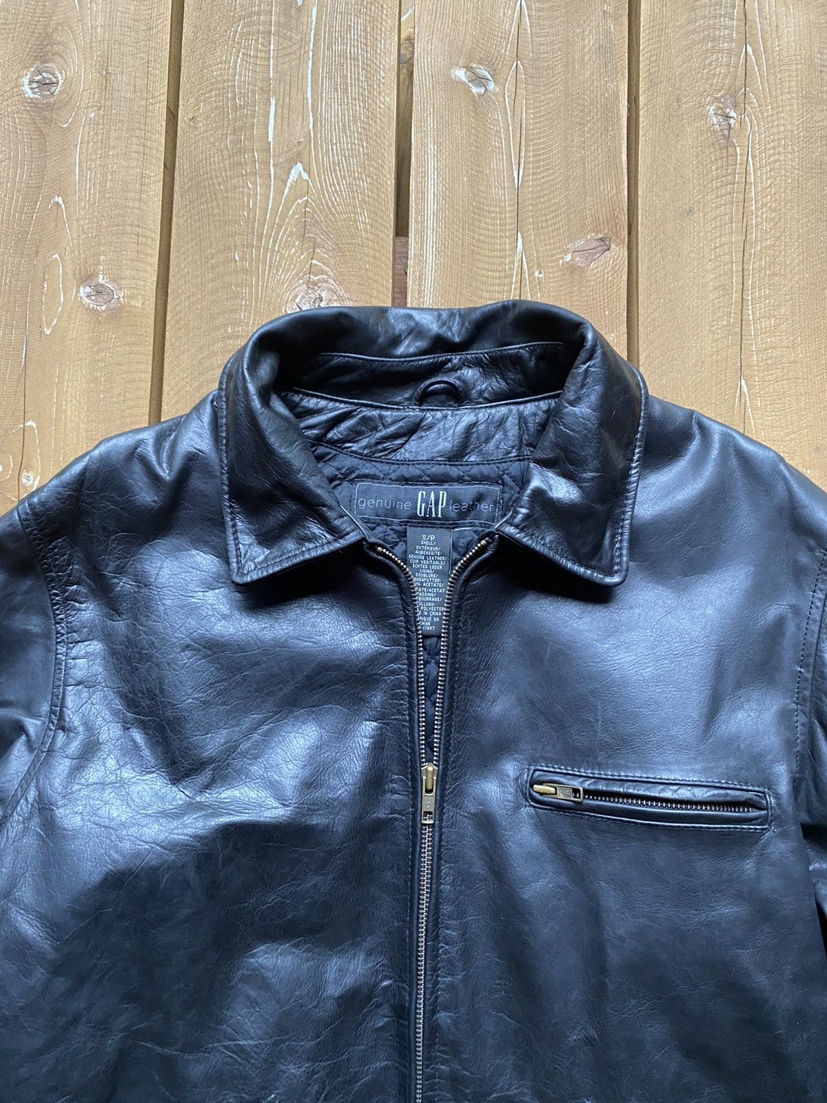 Vintage Vintage Genuine Leather Gap Leather Jacket | Grailed