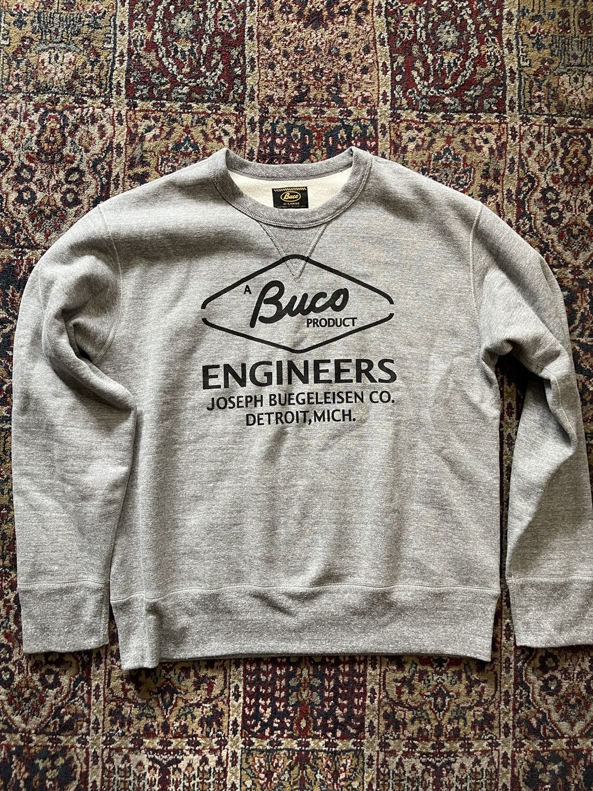 Japanese Brand × The Real McCoy's Authentic The Real McCoy’s crewneck Loopwheel Buco XL | Grailed