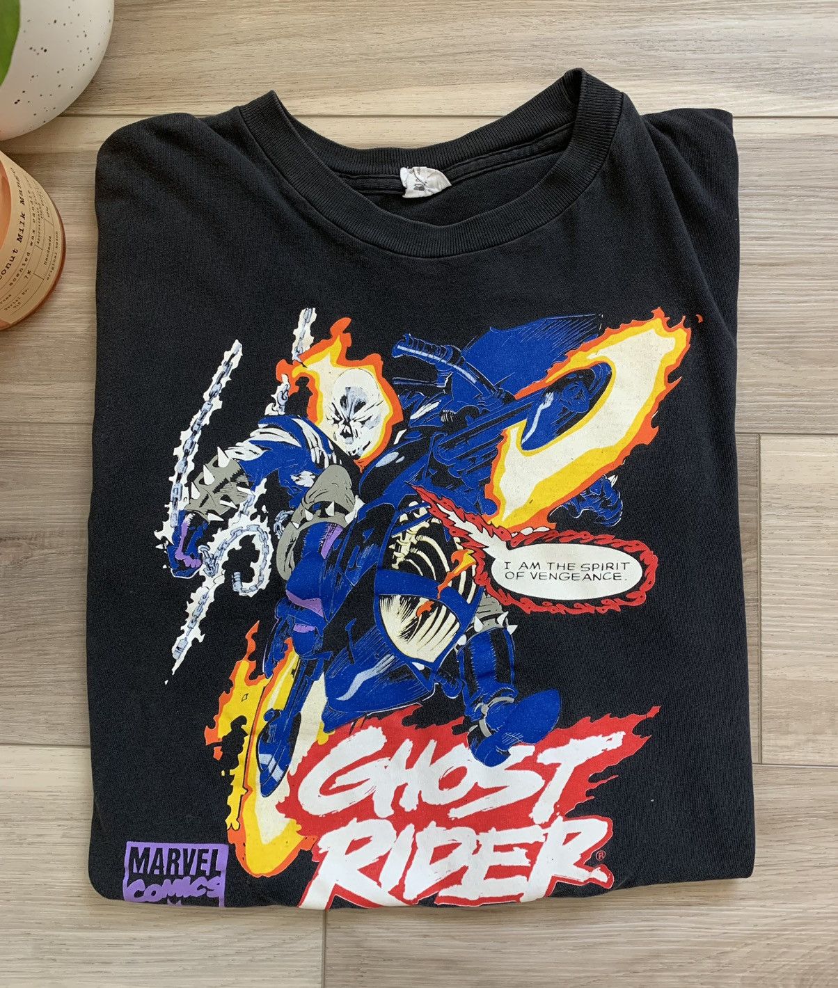 Marvel Comics × Vintage 1993 ghost rider tee / single stitch | Grailed