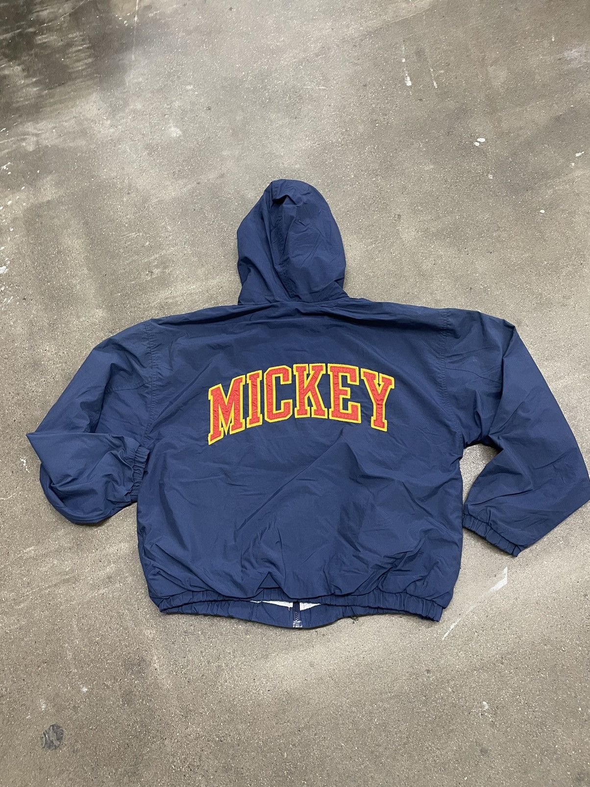 Disney × Mickey Mouse × Vintage Vintage Mickey Mouse Arc Logo Jacket ...