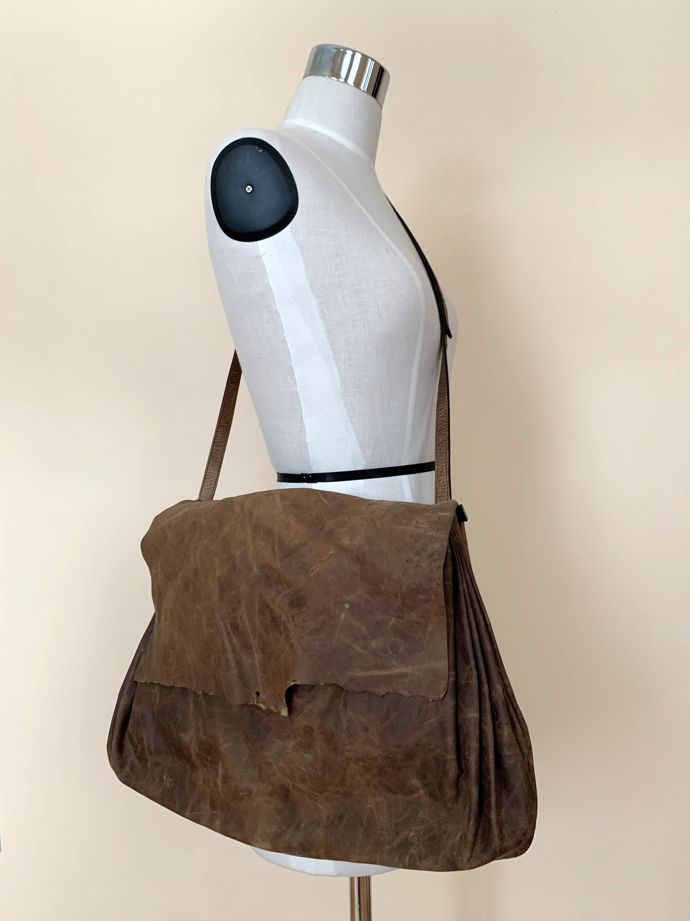 Ma+ Maurizio Amadei MA+ Leather Accordion Bag | Grailed