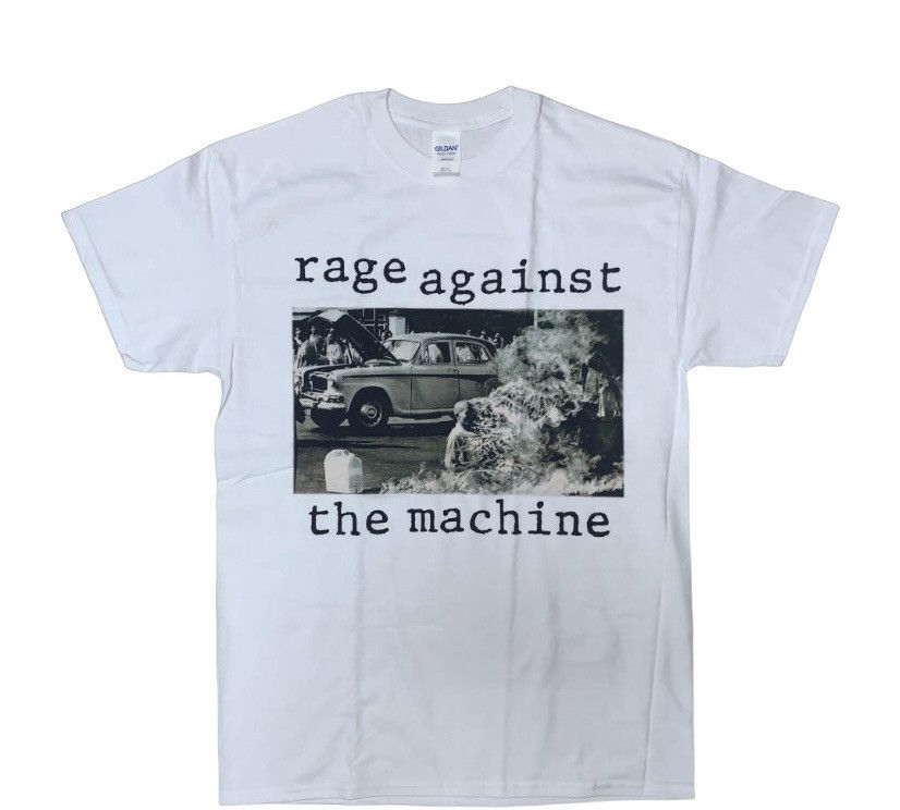 Band Tees Rage Against The Machine debut studio album cover Tee Tshirt ...