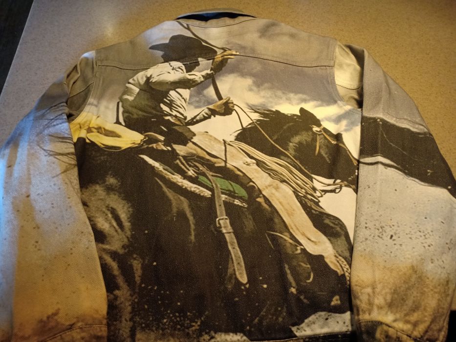 Supreme Jim Krantz SUPREME COWBOY DENIM WORK JACKET "Multi" | Grailed