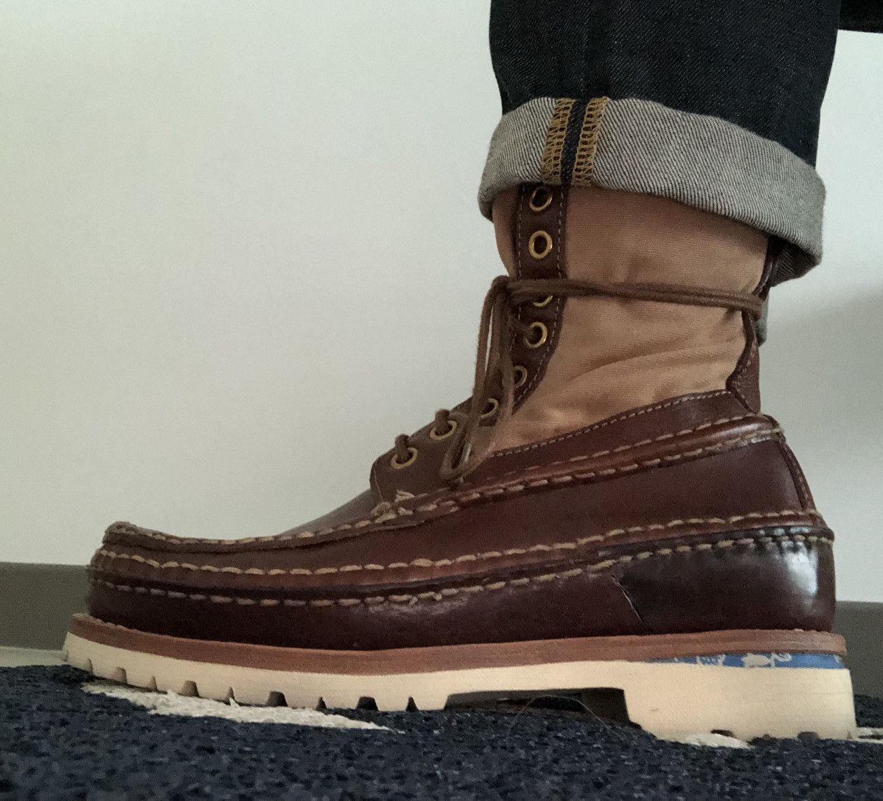 Visvim GRIZZLY BOOTS FOLK - DK BROWN *FIL SPOT ITEM | Grailed