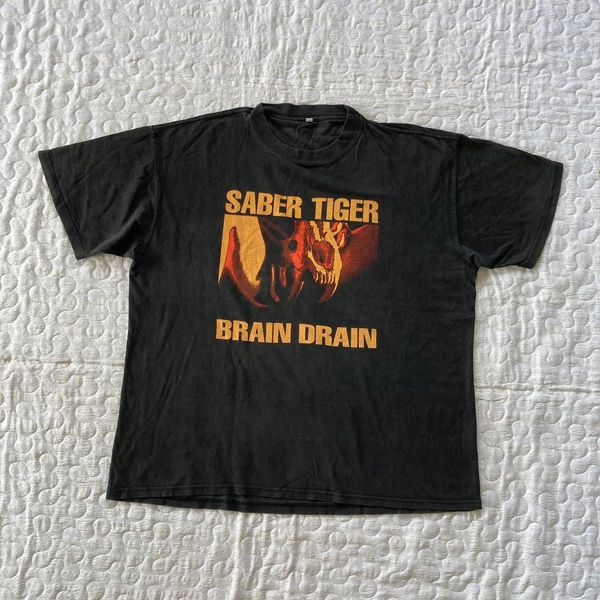 Band Tees Saber Tiger Brain Drain Tour 1998 Tee | Grailed