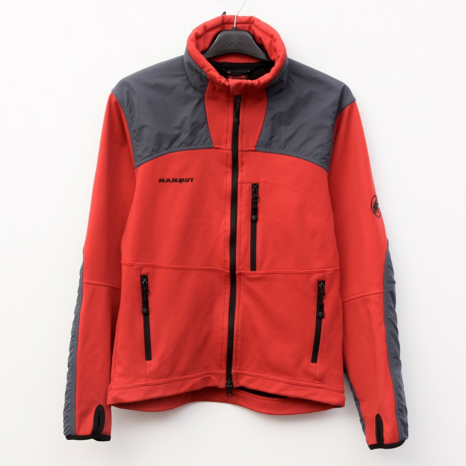 Mammut Windstopper Ultimate Pro Jacket Soft Shell Coat Lava Carbon ...