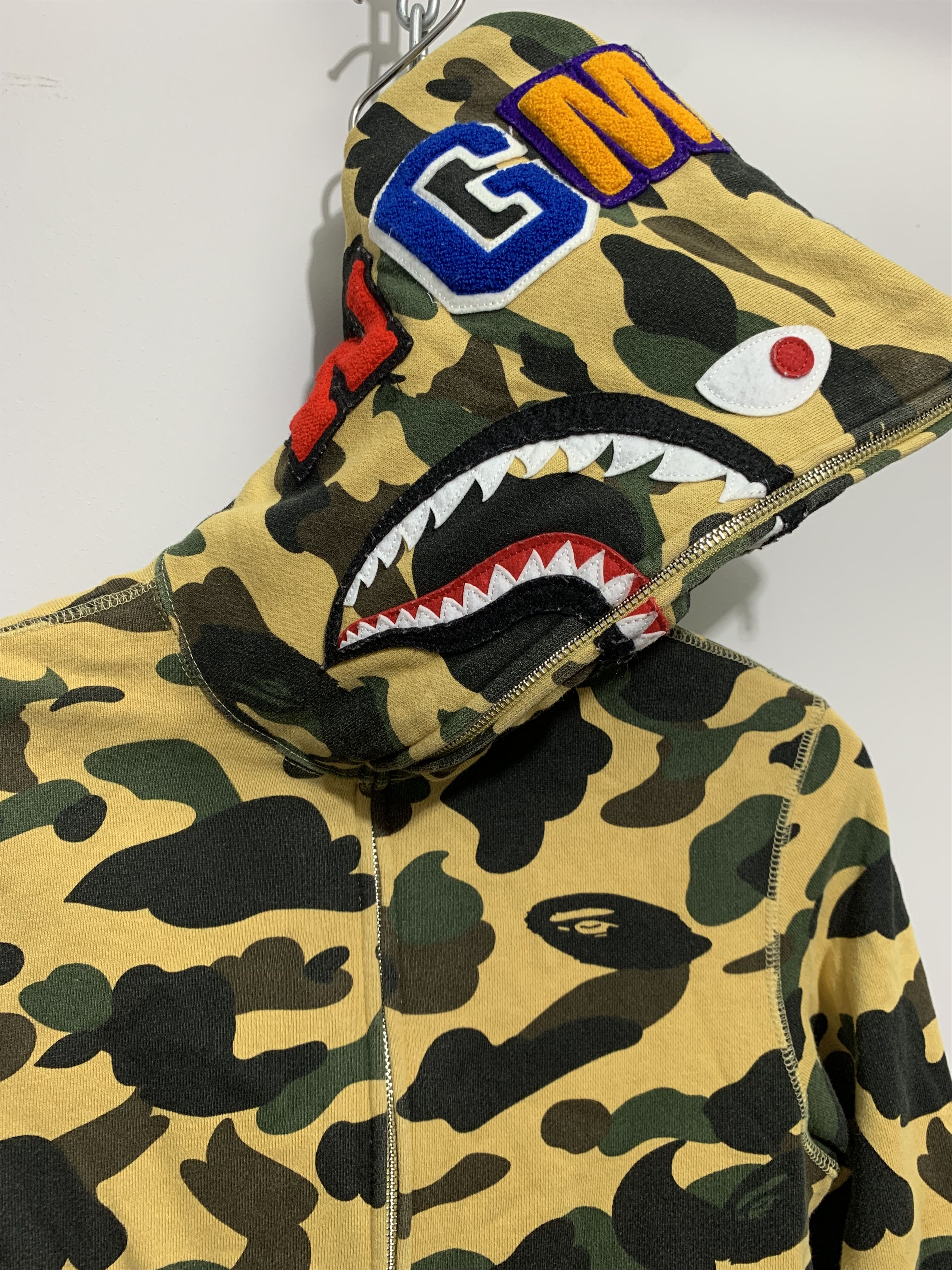 Bape Bape Camo Shark Hoodie | Grailed