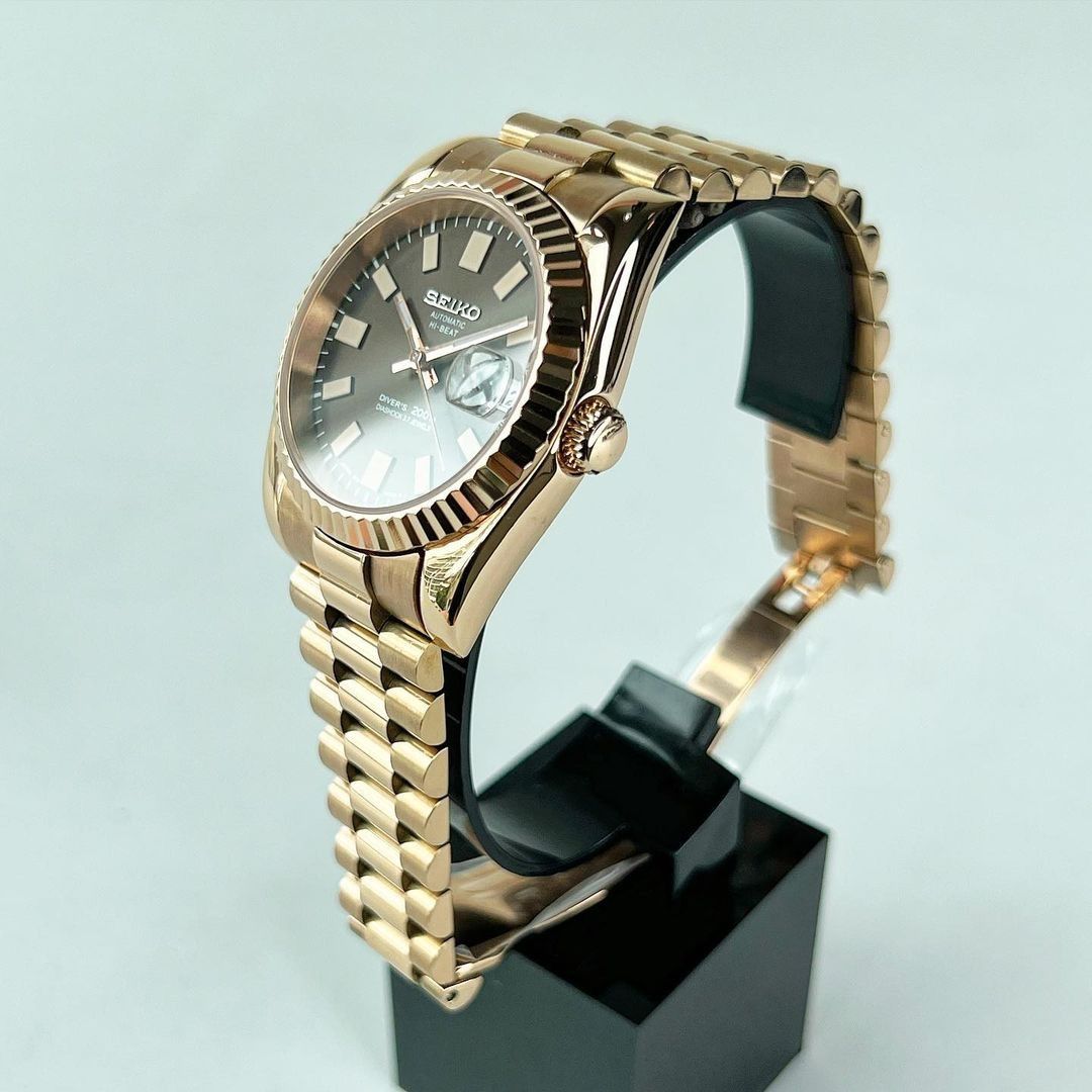 Seiko Seiko Automatic Rose Gold Custom 36mm | Grailed