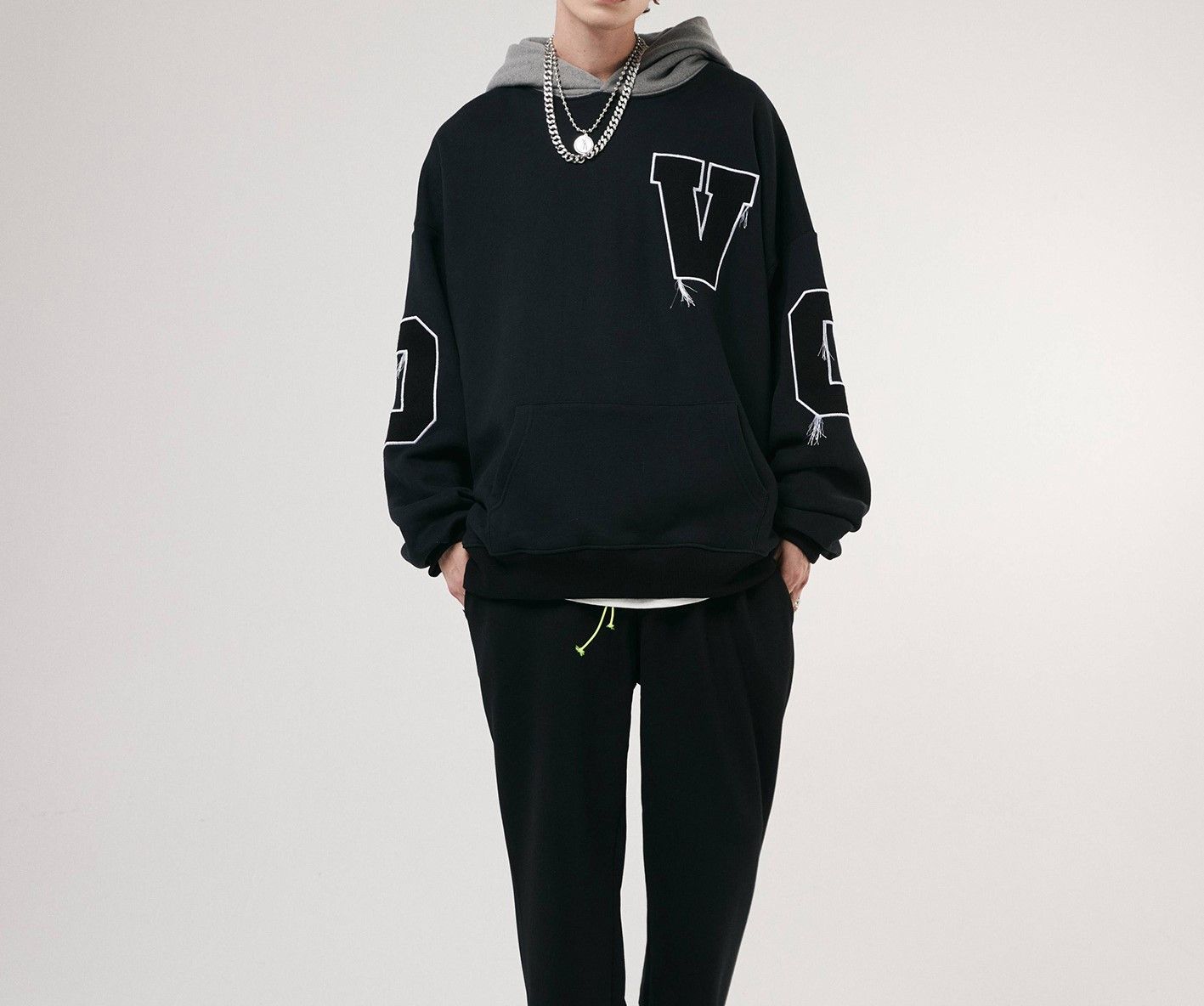 Streetwear Letters Embroidery Pullover Hoodie | Grailed