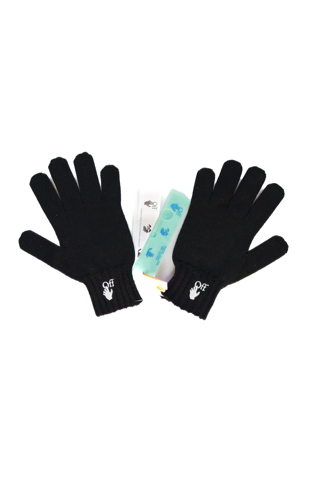 Off-White Off-White Hand Off Italian Wool Gloves Black | Grailed