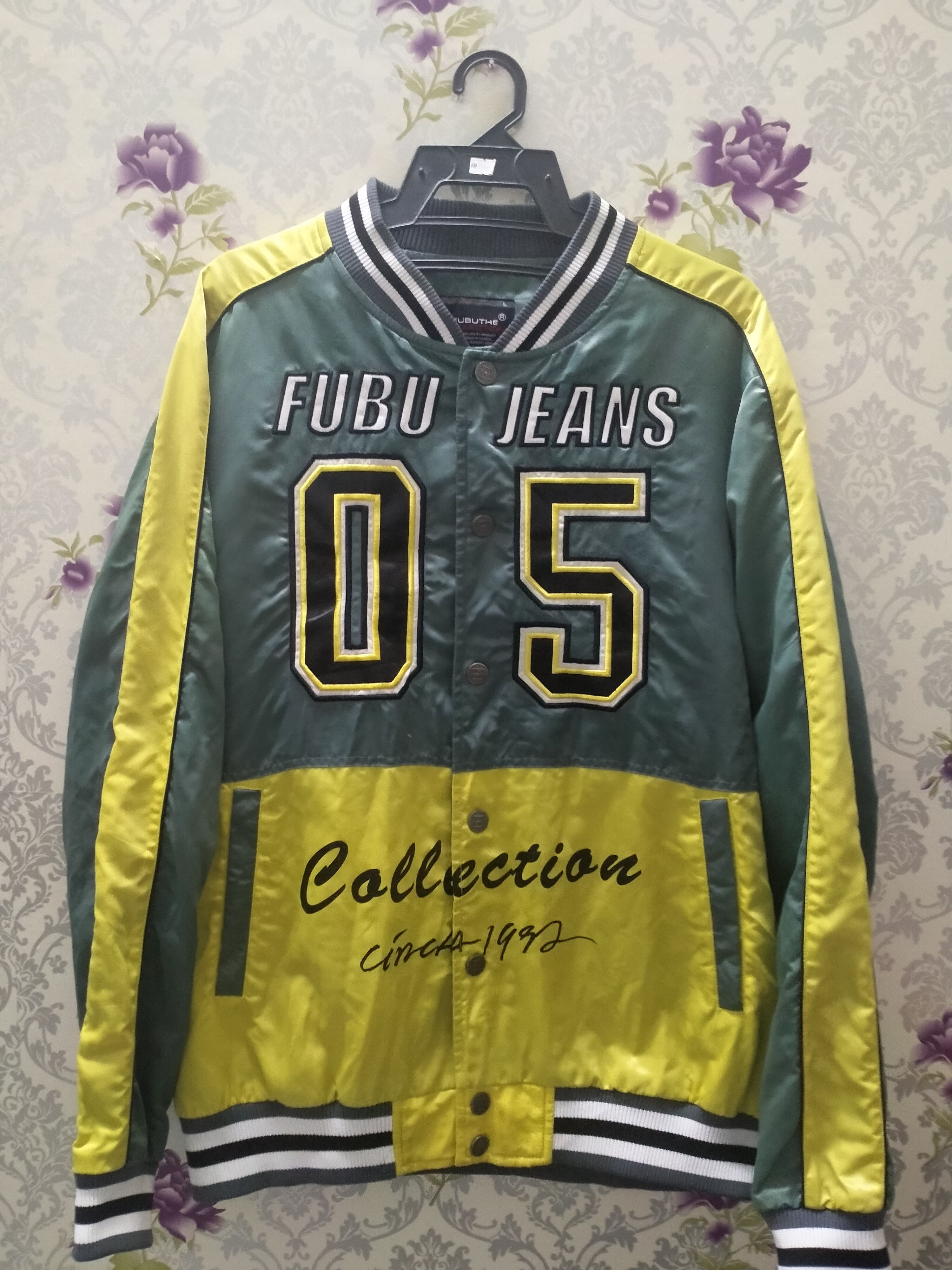 Fubu FUBU JEANS COLLECTION JACKET EMBROIDERED BIG LOGO | Grailed